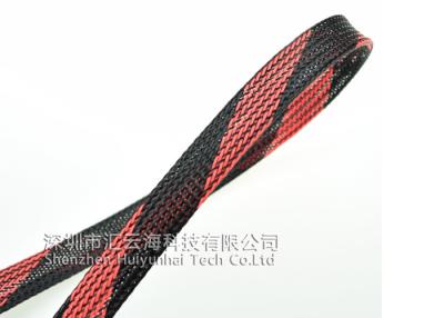 China Flexible PET Braided Fire Resistant Cable Sleeve -70°C to +155°C Temperature Range UL VW-1 Certified for sale