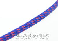 China Expandable High Temperature Wire Sleeve 155°C Max Temp, 100,000psi Tensile Strength, UV Resistant PET Braided Sleeving for sale