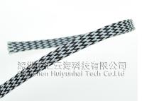 China Indoor Lighting Flexible Braided Wire Covers - Flame Resistant PET Sleeving 0.25mm Thickness, -70°C to 155°C Temperature Range for sale