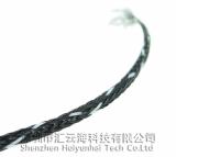 China PET Expandable Braided Cable Sleeving 3mm-148mm Size Range with -50℃ to +150℃ Temperature Rating and UL VW-1 Certification for sale