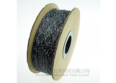 China PET Expandable Braided Sleeving 20mm Flame Retardant Cable Wire Protection Sleeve 125°C for sale