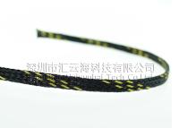 China PET Expandable Braided Sleeving 3mm-148mm Flame Retardant VW-1 Cable Management for sale