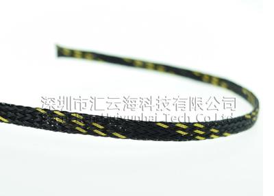 China PET Expandable Braided Sleeving 3mm-148mm Flame Retardant VW-1 Cable Management for sale
