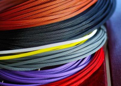 China Braided Nylon Sleeve for Wire Protection - 3mm to 148mm Size Range, -50℃ to 150℃ Temperature Rating for sale