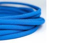 China White Expandable Braided Nylon Sleeve 32mm Width with 150% Expansion for Cable Protection -60°C to 160°C Range for sale