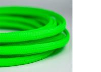 China Automotive Nylon Mesh Wire Sleeve 32mm Width with 150% Expandability and VW-1 Flame Retardant Rating for sale