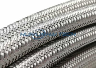 China 304 Stainless Steel Braided Hose Sleeve 1mm-100mm Expandable EMI RFI Protection for sale