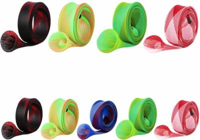 China PET Expandable Braided Sleeving 20mm to 150mm for Fishing Rod Protection and Cable Management - Halogen Free for sale