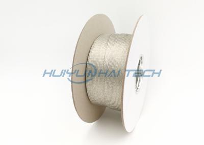 China 10mm Tinned Copper Metal Braided Wire Sleeve - 0.12mm/0.25mm PET Blend for EMI/RFI Protection for sale