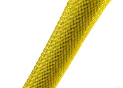 China PET Heat Resistant Wire Sleeve 3-76mm Diameter, -50℃ to +150℃ Temperature Range, VW-1 Flame Retardant for sale