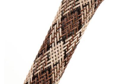 China High Temperature Zipper Cable Sleeve -50°C to +150°C VW-1 Flame Retardant PET Braided Wrap for Wire Protection for sale