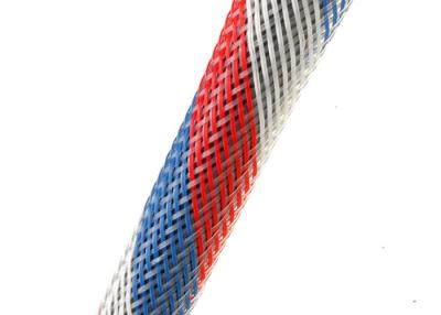 China VW-1 Zipper Braided Cable Sleeve -50°C to 150°C Temperature Range with 1.5-3x Expansion for sale