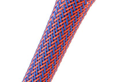 China PET Thermal Insulation Zipper Cable Sleeve -50°C to 150°C VW-1 Fire Resistant Expandable Braided Wrap for sale