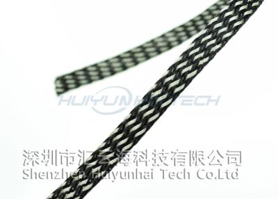 China PET Abrasion Resistant Expandable Sleeving 20mm Width with 150% Expansion for Wire Protection for sale