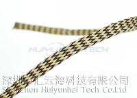 China 4mm Round High Temperature PET Braided Wire Sleeve - 150°C Heat Resistant, 150% Expandable Cable Protection for sale