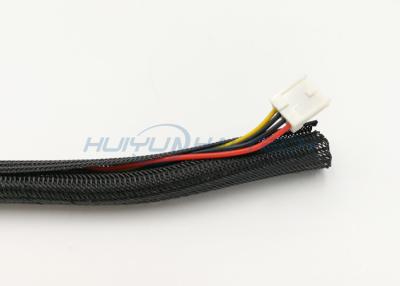 China Colorful Polyester Self Wrapping Split Braided Sleeving -55°C to +155°C Temperature Range UL94V-2 Certified for sale