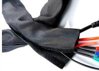 China Custom Velcro Cable Sleeve 8mm-15mm Diameter | Abrasion & Flame Resistant PET Material | -50°C to 150°C Temperature Range for sale