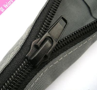 China Black PET Zipper Cable Sleeve Braided Wrap -50°C to +150°C Temperature Range VW-1 Fire Rated for Cable Management for sale