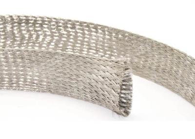 China Tinned Copper Braided Sleeving 12-50mm EMI Shielding for Wire Harness Automotive for sale