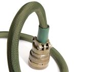 China Nomex Green Automotive Braided Sleeving 1/8