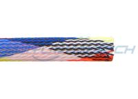 China 6mm PET Expandable Braided Sleeving Flame Retardant Wire Cable Protection 150% Expansion for sale