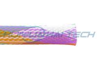 China Flexible PET Expandable Sleeving For Computer Cable Wire Harness for sale
