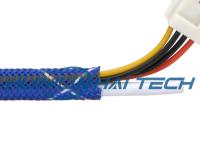 China Fireproofing Grade PET Expandable Braided Sleeving  expandable Easy To Bend for sale