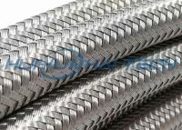 China 304 Stainless Steel Braided Sleeving 8mm Diameter with 900°C Heat Resistance for Cable Protection for sale