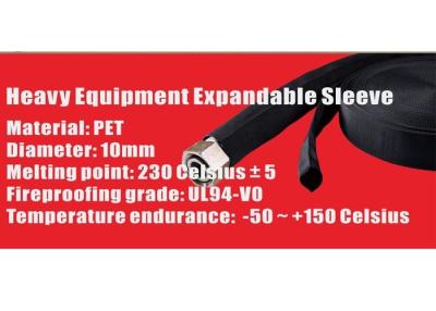 China Industrial Expandable Electrical Braided Sleeving Easy Installation For Cable Wire for sale