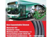 China PET Expandable Electrical Braided Sleeving 3-76mm Fire Resistant Cable Protection -50°C to 150°C for sale
