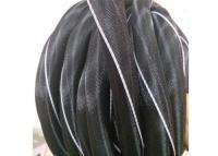 China Self Wrapping Split Braided Sleeving 6mm PET Auto Wire Harness Cover UL94 V0 for sale
