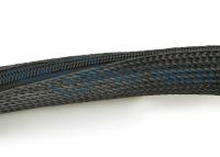 China High Flame Retardant Zipper Cable Sleeve - VW-1 Rated PET Braided Wrap for Wire Harness Protection (-50°C to 150°C) for sale