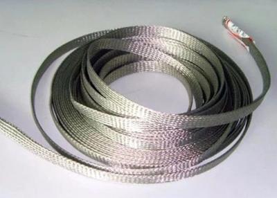 China Custom Diameter Tinned Copper Braid Shield For Cable Wire Grounding Harness for sale