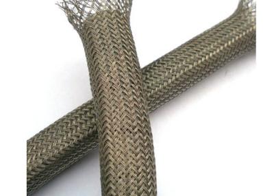 China UL Certified Tinned Copper Braided Cable Sleeving High Moisture Resistance for sale