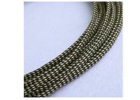 China PET Expandable Braided Sleeving 3mm to 76mm Black Heat Insulation Cable Protection for sale