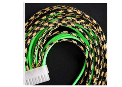 China PET Expandable Cable Sleeving 0.25mm Abrasion Resistant Flame Retardant -60°C to +155°C for sale