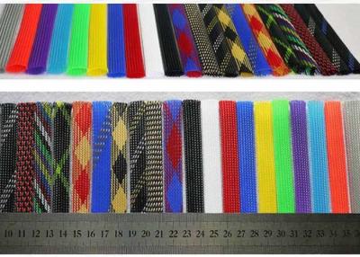 China Good Elasticity Electrical Braided Sleeving For Flame Retardant Expandable Cable for sale