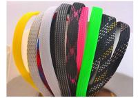 China PET Expandable Braided Cable Sleeving UL94V-0 16mm for Wire Harness Protection for sale