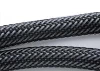 China PET Expandable Braided Cable Sleeving UL94V-0 16mm for Wire Harness Protection for sale
