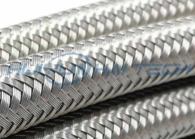 China 304 Stainless Steel Braided Sleeving 1-100mm EMI Cable Protection 900°C Heat Resistant for sale