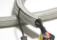 China Colorful PET Self Wrapping Braided Sleeving 6mm to 50mm Flame Resistant Cable Management for sale