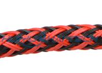 China PET Expandable Braided Sleeving 0.25mm Monofilament UL94V-0 Cable Protection for sale
