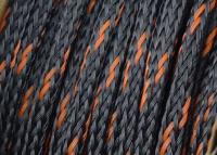 China Black PET Braided Expandable Sleeving 1mm-150mm Heat Resistant Wire Sleeve for sale