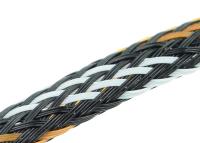 China Polyester PET Expandable Braided Sleeving For Protecting Cables / Wire Harnesses for sale