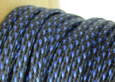 China PET Expandable Braided Sleeving 16mm-50mm Flame Retardant Cable Sleeve for Wire Protection for sale