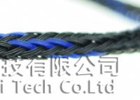 China PET Expandable Braided Sleeving 16mm-50mm Flame Retardant Cable Sleeve for Wire Protection for sale