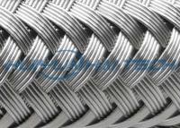 China Stainless Steel 304 Braided Hose Sleeve 0.10-0.30mm Wire Gauge with 900°C Heat Resistance for sale
