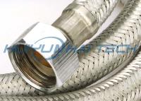 China Stainless Steel 304 Braided Sleeve 1-100mm Cable Abrasion Protection 900°C for sale