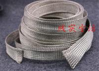 China High Temperature Tinned Copper Braided Sleeving 600V 1500°C for Electric Furnace EMI Shielding for sale
