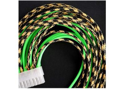 China PET Expandable Braided Sleeving 1.5x Fire Resistance UL VW-1 for Automotive Wire Protection for sale